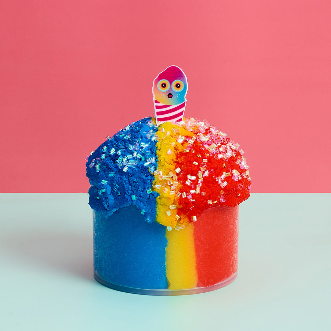 Rainbow Snow Cone Slime – Sloomoo Institute